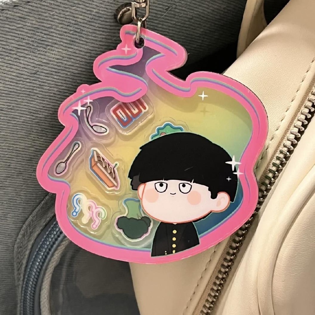 Hoạt Hình Dễ Thương Mob Psycho 100 Rocker Shaker Móc Khóa Acrylic Mặt ...