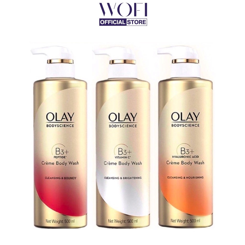 Sữa tắm dưỡng trắng da Olay Body Science B3+ 500ml Thái Lan | Shopee ...