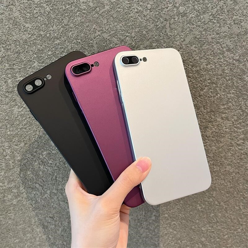 Ốp Điện Thoại pc Cứng Siêu Mỏng Chống Sốc Sang Trọng Cho iPhone 7plus 8plus se2020 7 8 6 6s Plus ...
