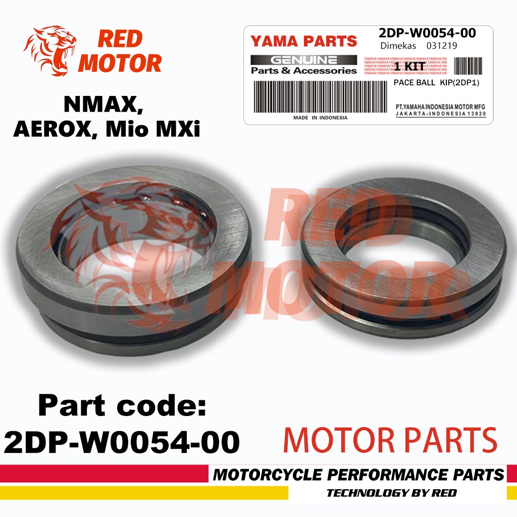 2DP / 44D Yamaha Race Ball / Knuckle Bearing T post Bộ lái cho Nmax v1 ...