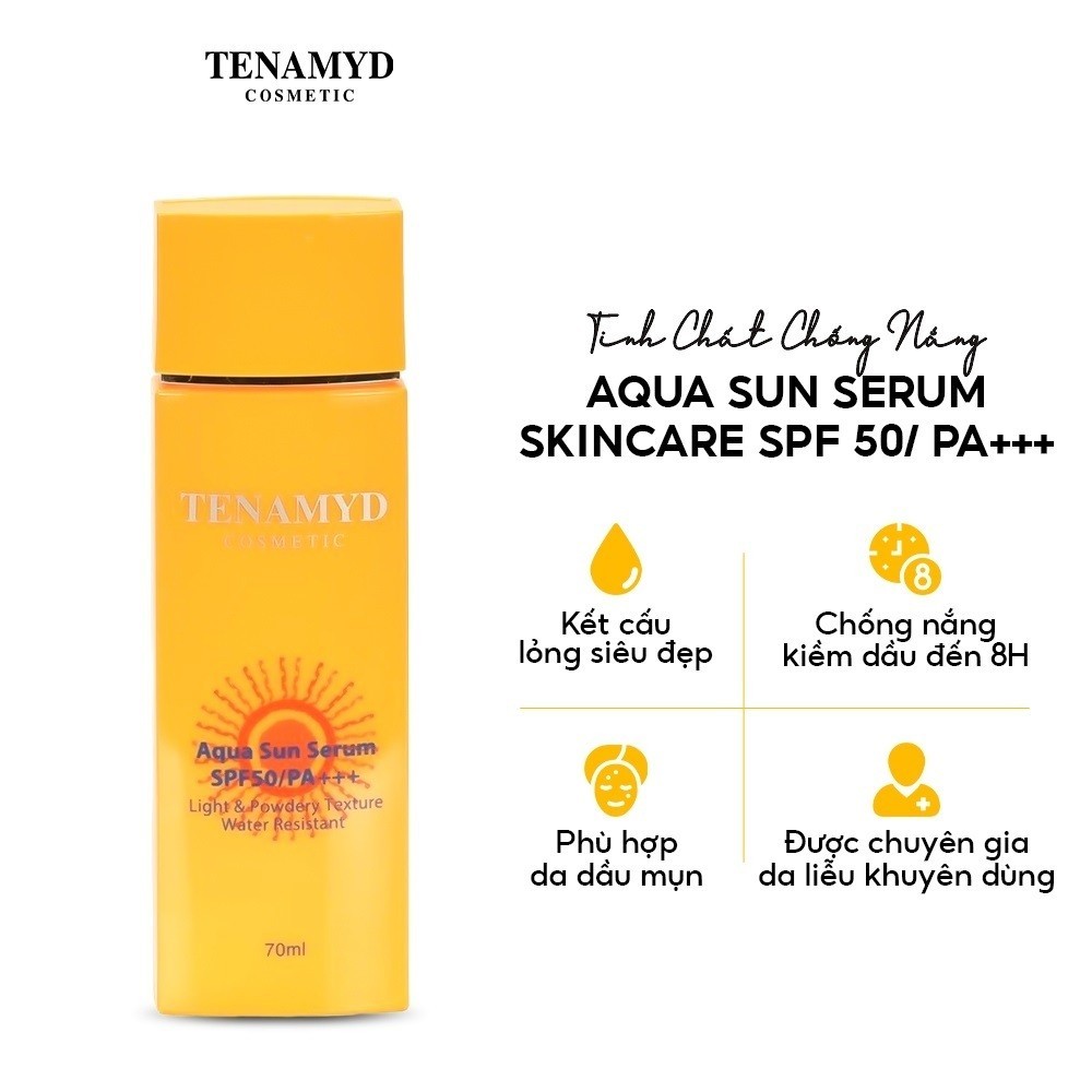 Tinh chất chống nắng dạng nước Tenamyd Aqua Sun Serum SPF50/PA+++ 70m ...