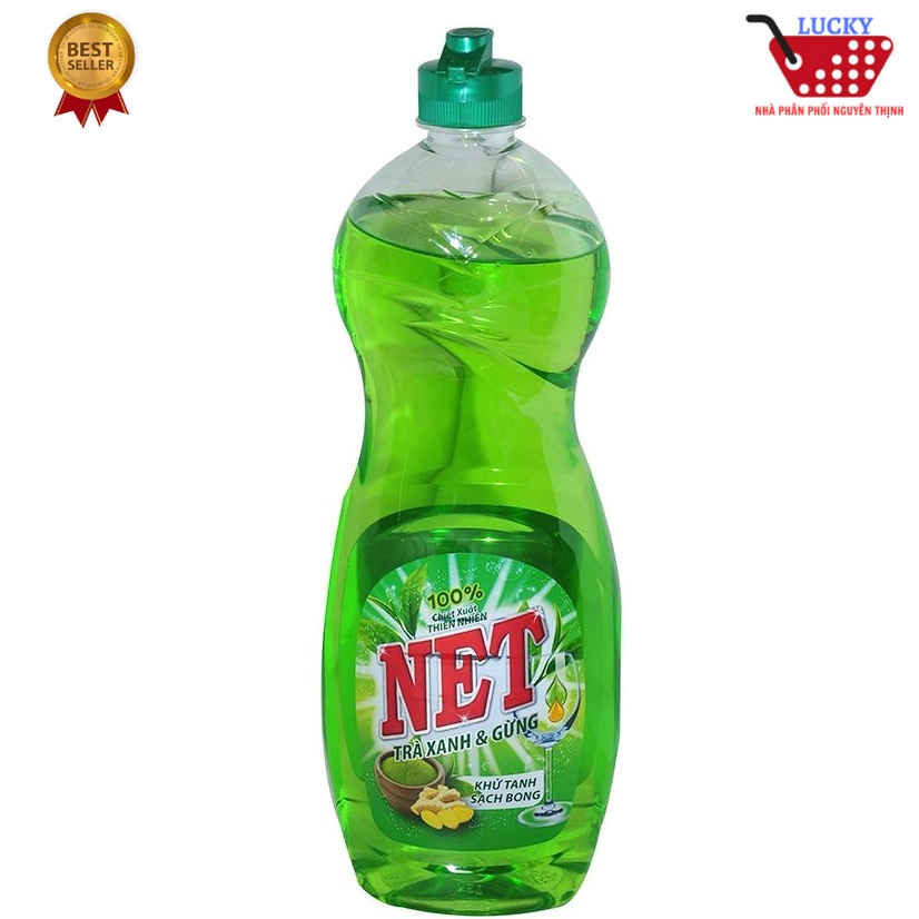 Chai nước rửa chén Net 750g đậm đặc Hương trà gừng ( Ngẫu nhiên ...