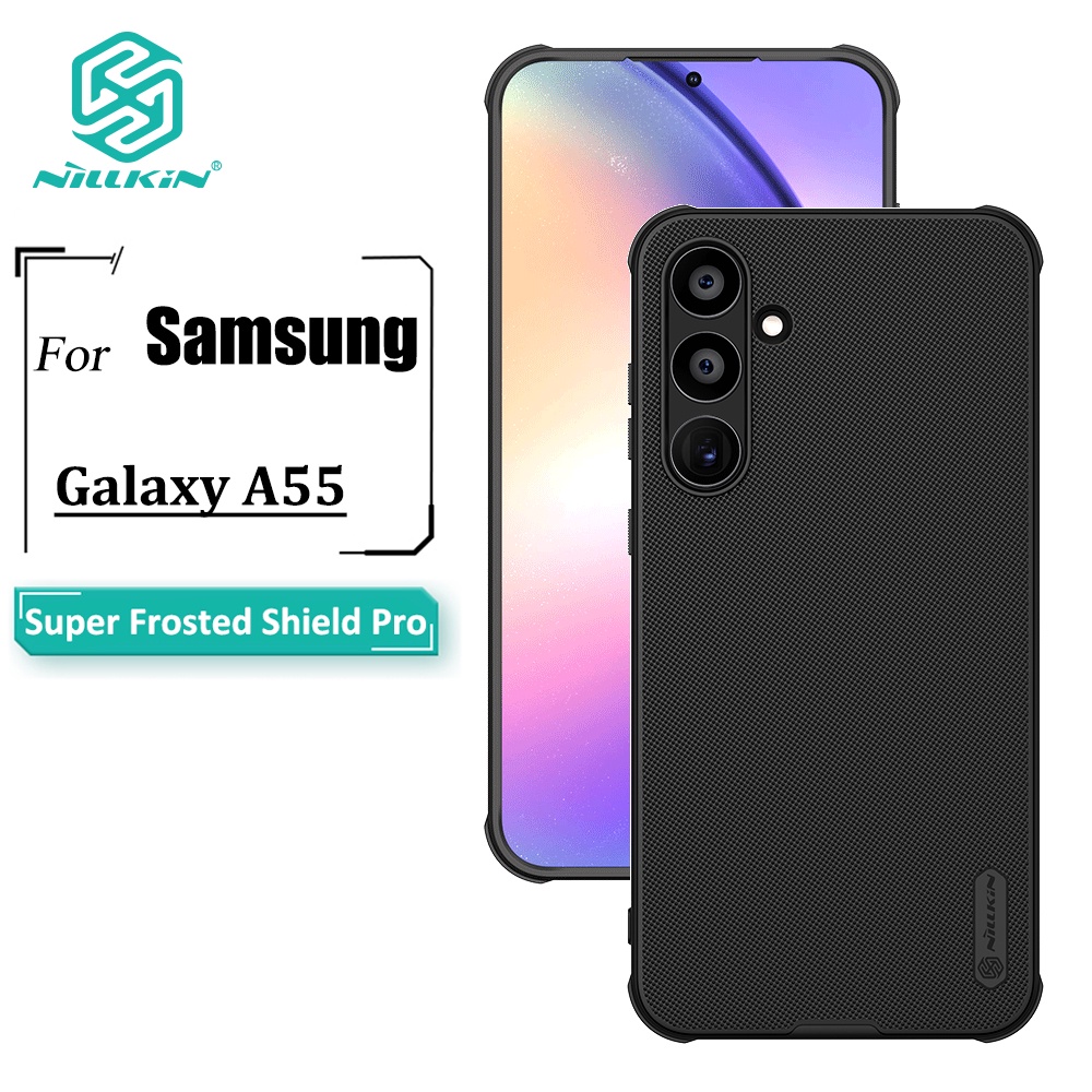 Ốp điện thoại Nillkin bằng TPU + PC siêu mỏng mặt nhám chống sốc/dấu vân tay cho Samsung Galaxy ...