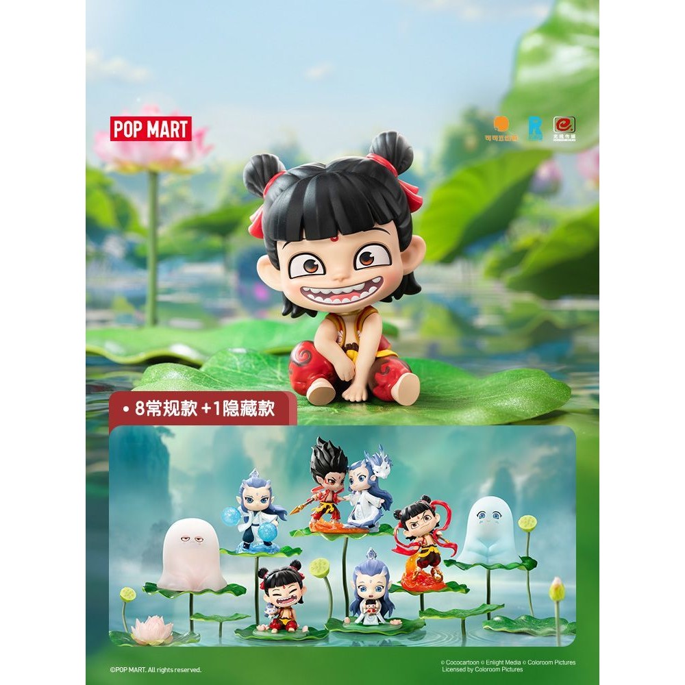 P POPMART POPMART Nezha 's Demon Boy Ma Ám Biển Tự Nhiên Bond Series ...