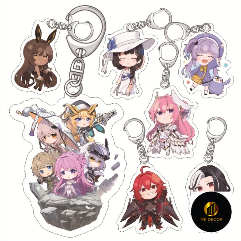 Móc khoá Anime Manga NIKKE The Goddess of Victory Cute Anime Anis Neon ...