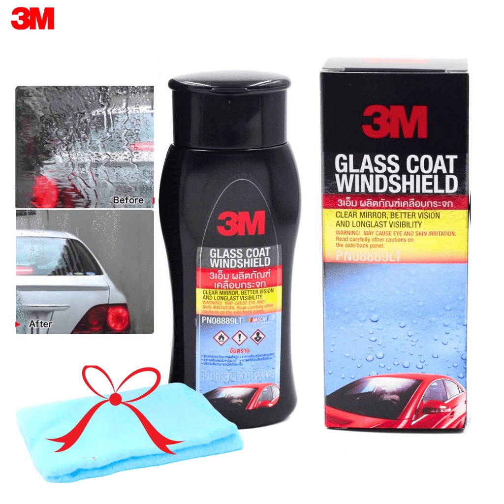 Dung Dịch Phủ Nano Chống Bám Nước Trên Kính Xe Ô Tô 3M 08889 200ml ...