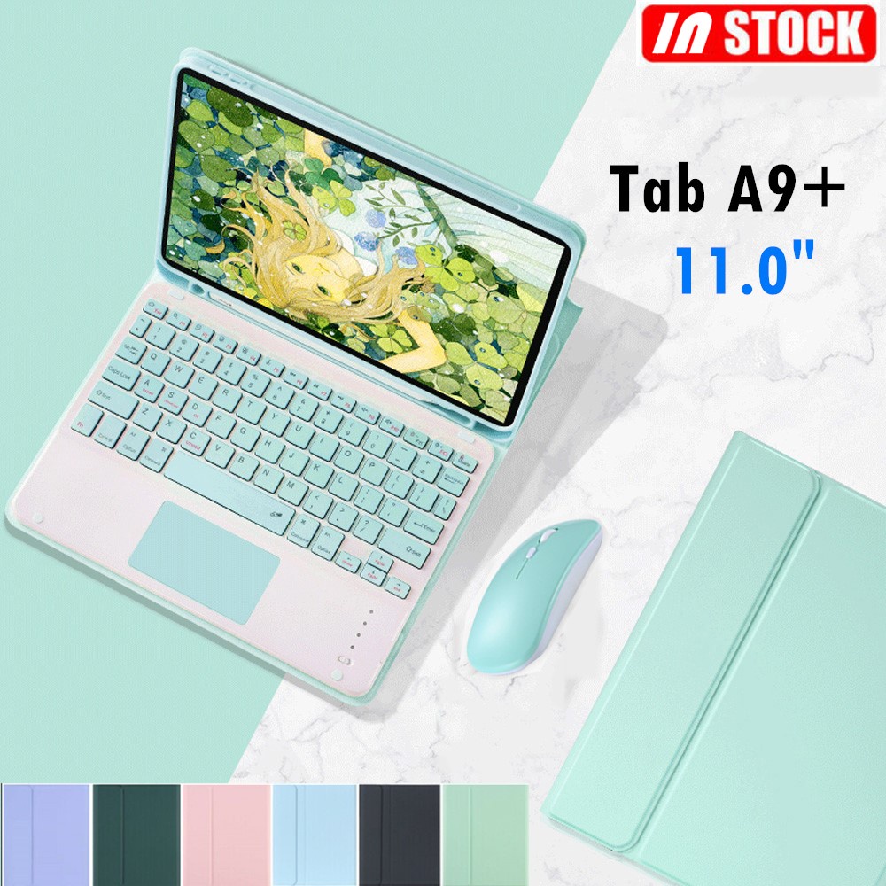 Bao Da Máy Tính Bảng Có Bàn Phím bluetooth Không Dây Và Chuột Nam Châm ...