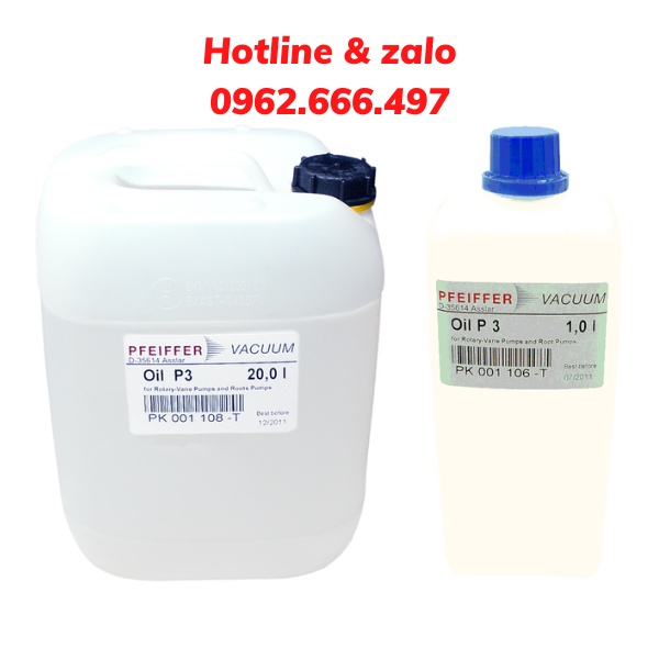 Dầu chân không Pfeiffer Oil P3 | Shopee Việt Nam