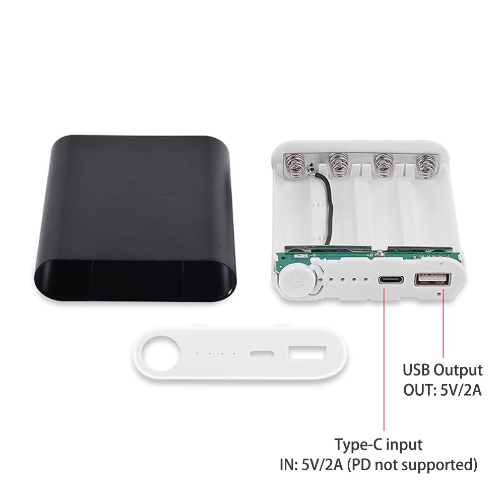 ZIQQUCU 18650 Diy Power Bank Box Free Hàn Diy Kit Đáng tin cậy Đa năng ...