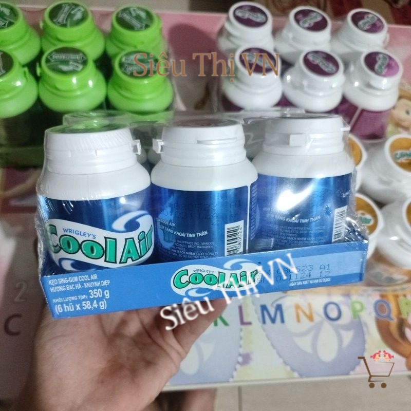 Kẹo Sing Gum Cool Air, Sing Gum Doublemint hũ 58,4g | Shopee Việt Nam