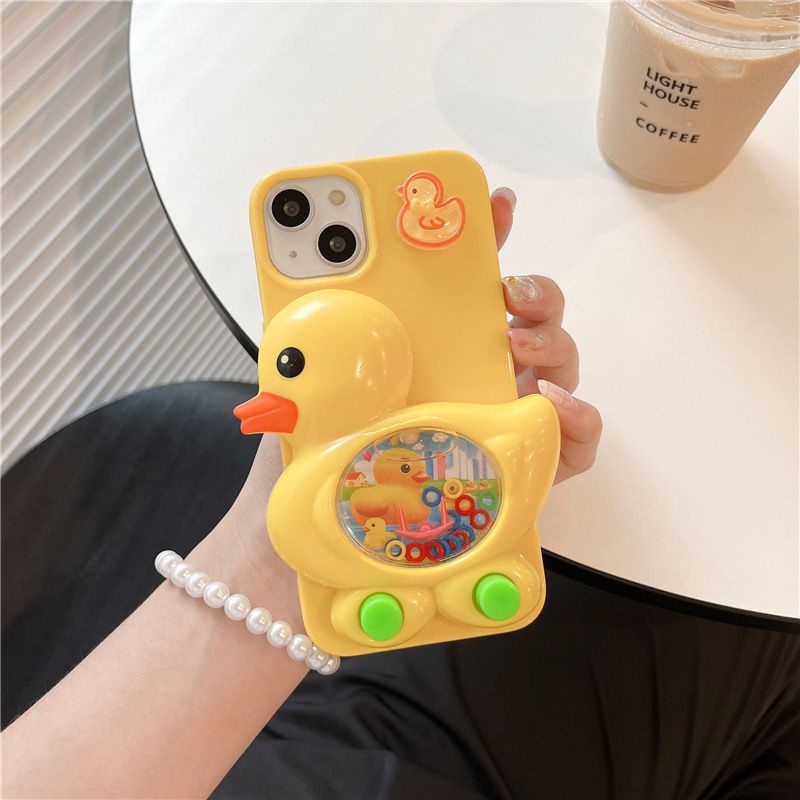 Ốp Điện Thoại Kiểu Máy Chơi game Hình Vịt Vàng Cho iphone 11 1213 pro ...