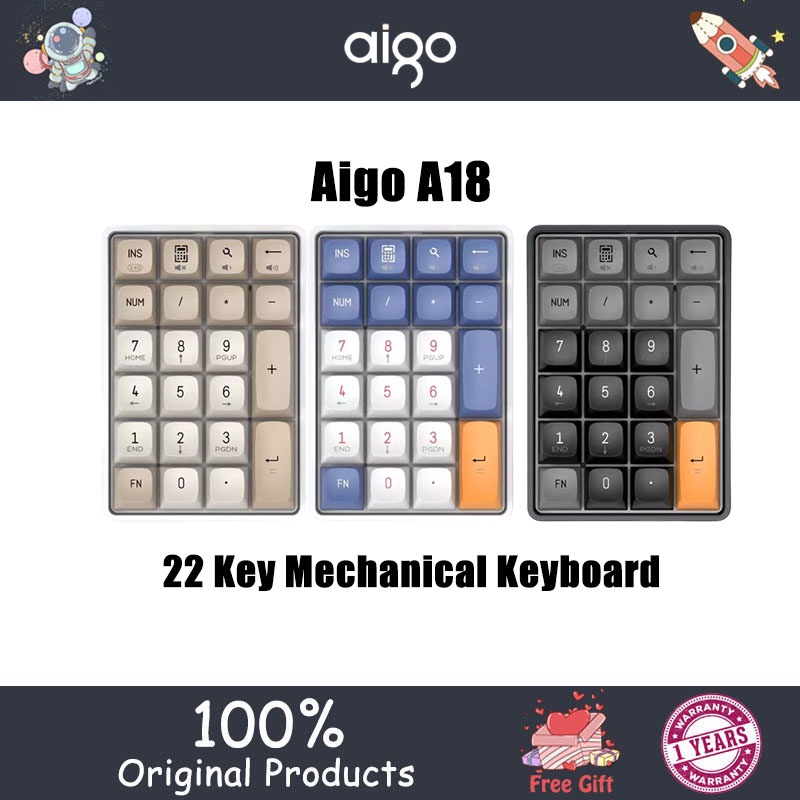 Aio Bàn Phím Cơ Không Dây a18 pbt Chất Lượng Cao | Shopee Việt Nam