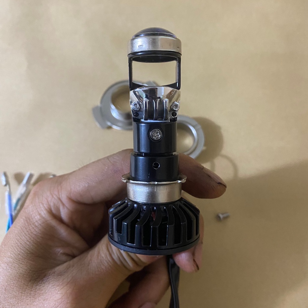 Đèn led bi mini tí hon M8C chân M5,H4 | Shopee Việt Nam