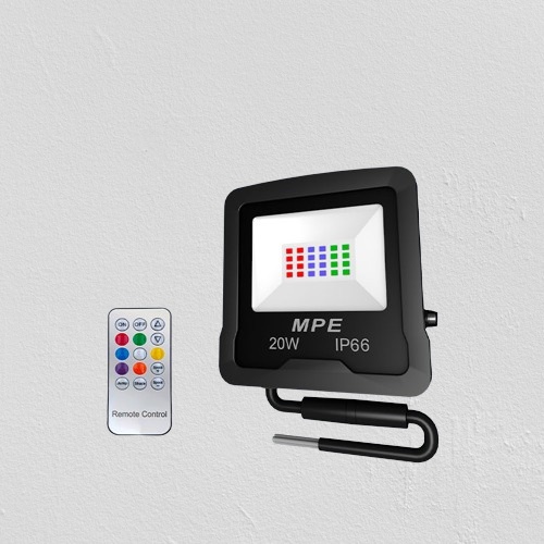 ĐÈN LED LED PHA 10W / 20W RGB REMOTE MPE - MPE SMART FACTORY | Shopee ...