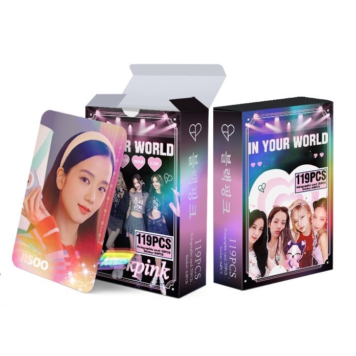 50-119pcs/box BP Laser Holographic Lomo Cards Season's Greetings 2024 ...