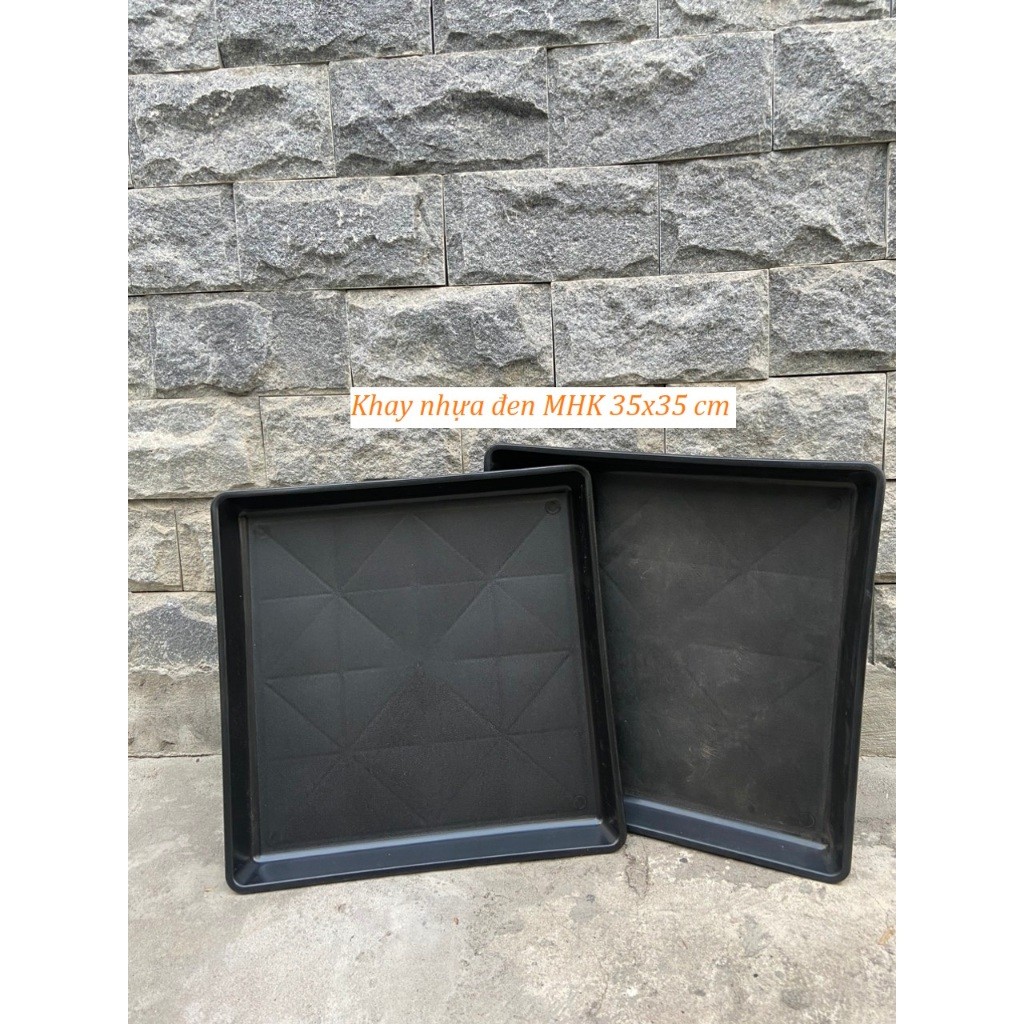 Khay nhựa đa năng 35x35 cm, khay lót chậu, khay lót ly, khay lót chuồng thú nuôi ! | Shopee Việt Nam