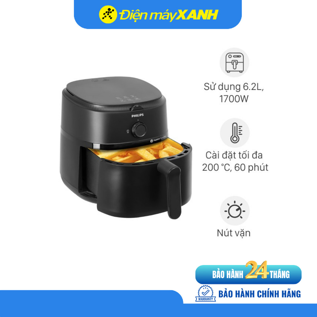 Nồi chiên không dầu Philips NA130/00 6.2L(imei) | Shopee Việt Nam
