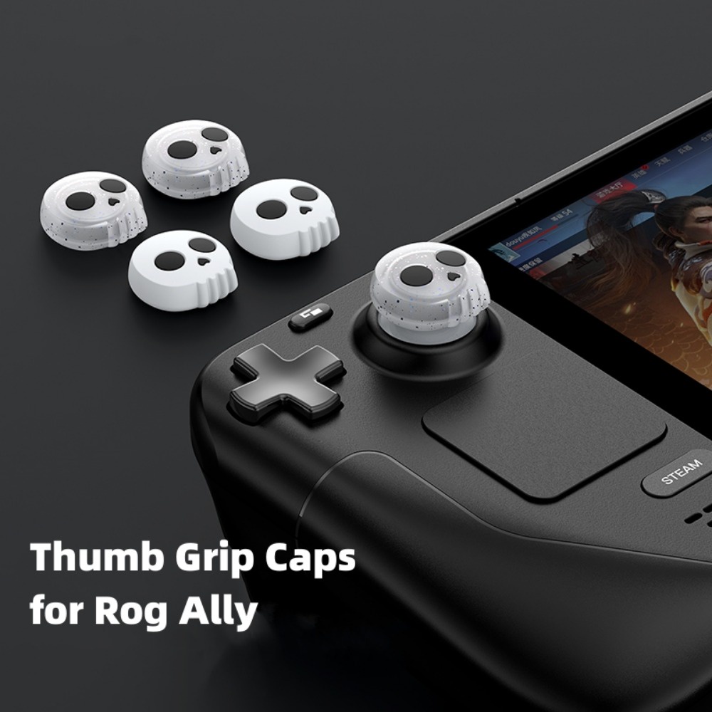Silicone Skull Thumb Grip Caps cho ROG Ally & ROG Ally X / Steam Deck ...