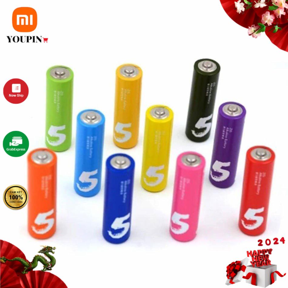 Bộ 10 Pin AA số 5 Xiaomi Zmi ZI5 Alkaline Rainbow Battery - Shop Mi YouPin Mall | Shopee Việt Nam