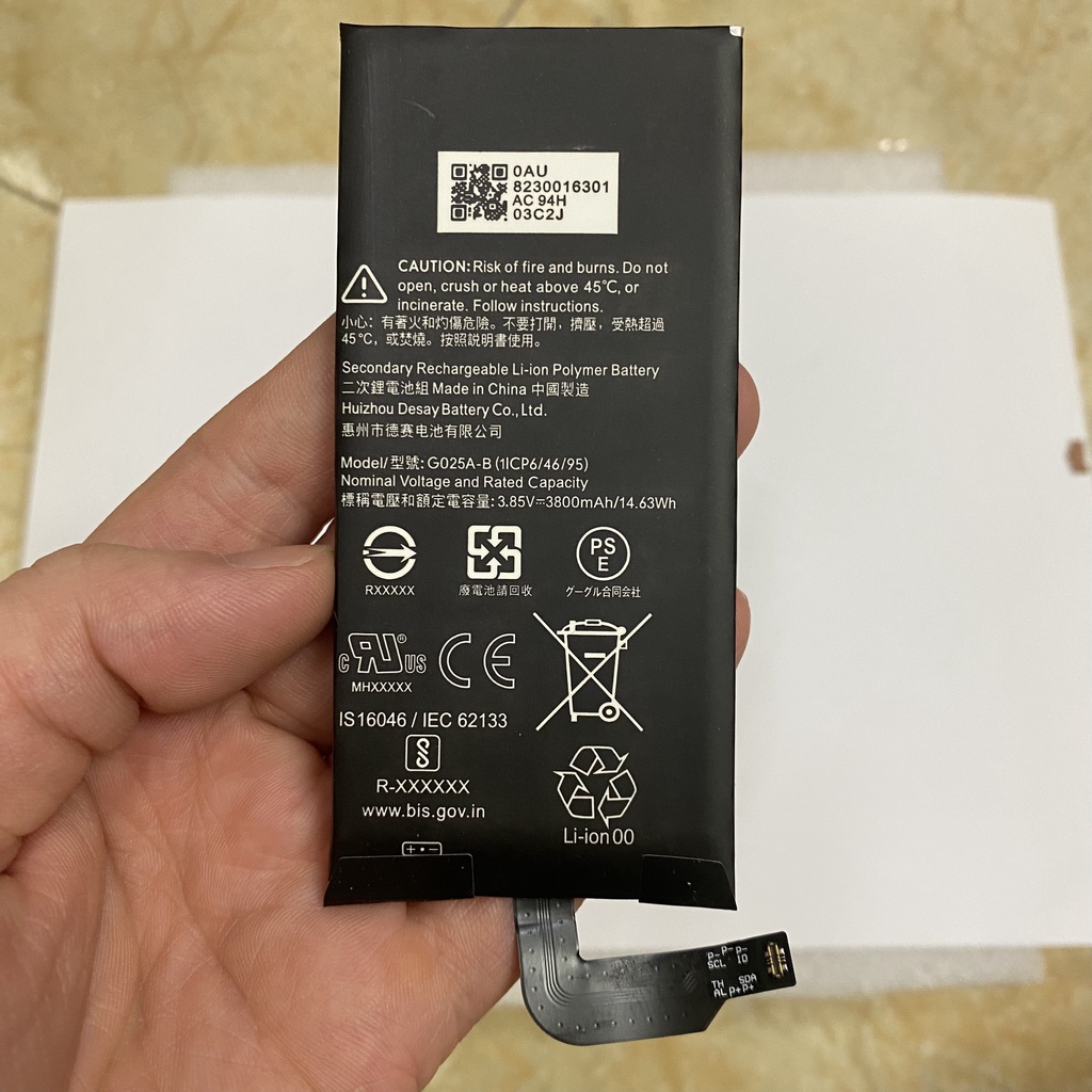 Pin zin Google Pixel 4A 5G (G025A-B) loại AA | Shopee Việt Nam