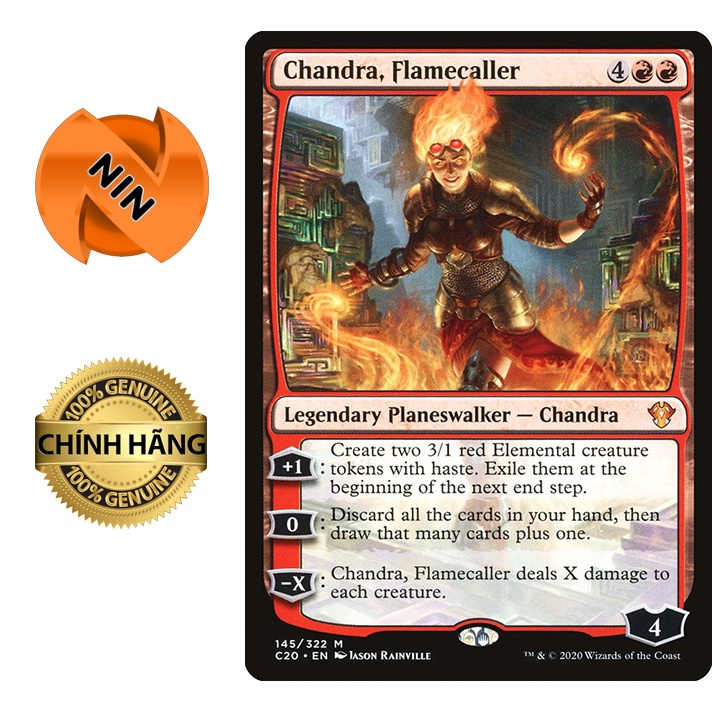 Thẻ bài - Magic the Gathering - Commander 2020 - Chandra, Flamecaller ...