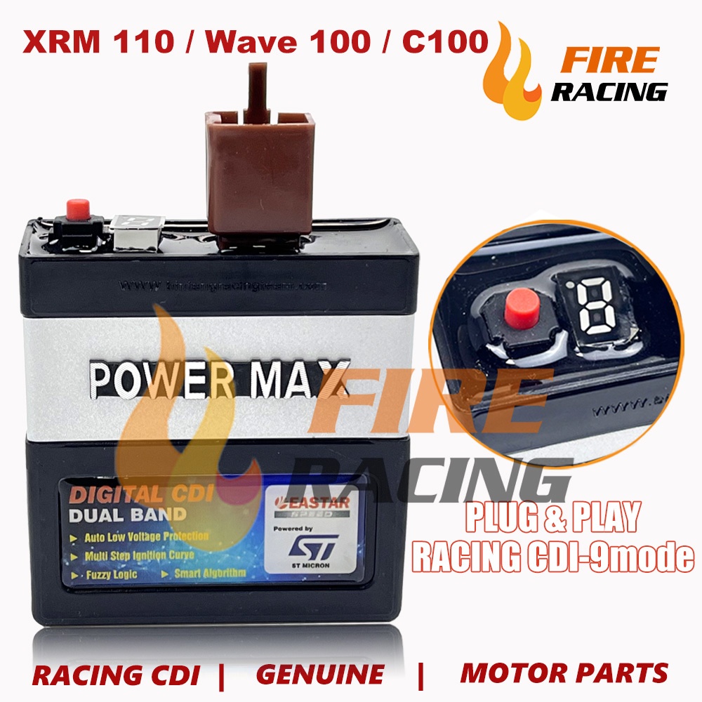 9 MAP có thể điều chỉnh-Bộ Điều Khiển Xe Đua xrm 110 / wave 100 / c100 cdi (Băng Tần Kép) - 5 ...