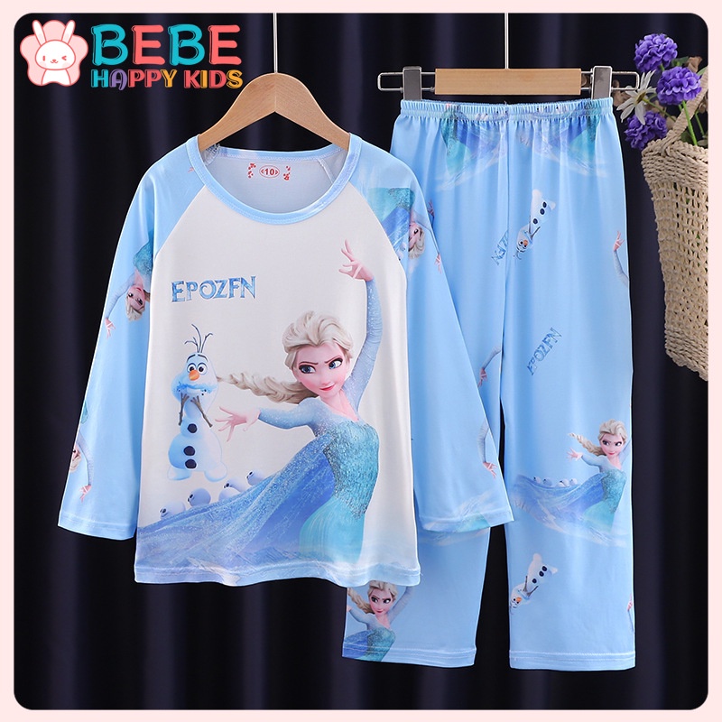 bộ thu đông bé gái Bộ Dài Tay Bé Gái,Đồ Ngủ Trẻ Em,Bộ Đồ Ngủ Tay Dài In ...