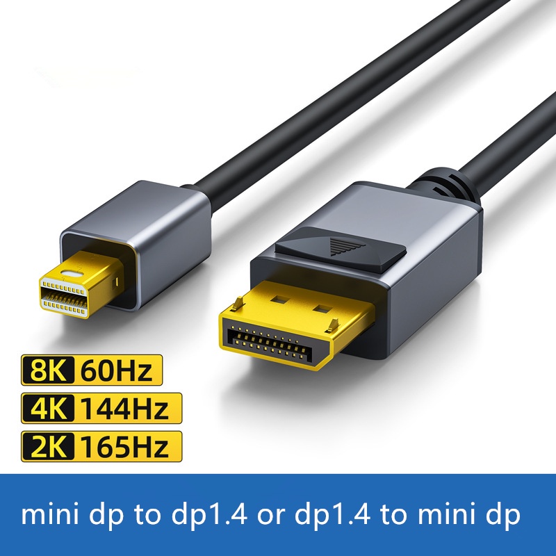 Cáp ChuyểN ĐổI 8k 2m mini displayport Sang 4k dp Sang mini dp Cho ...