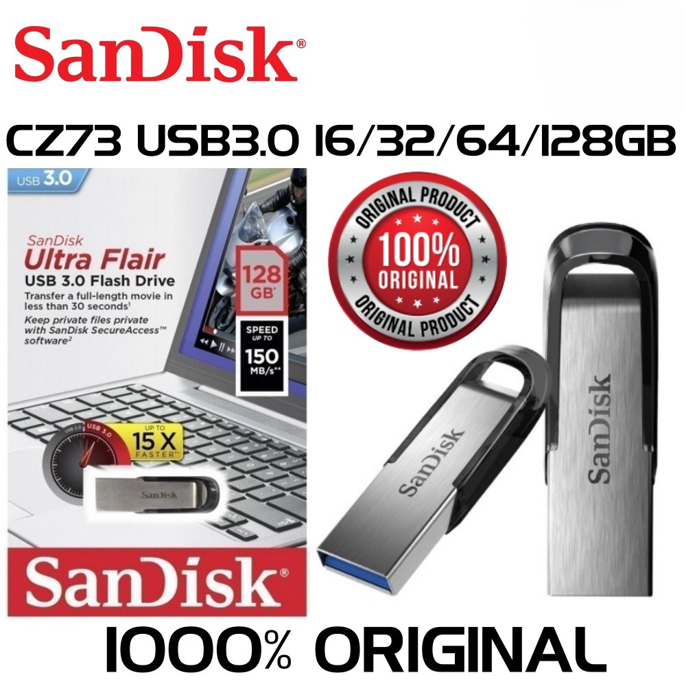 Usb 3.0 Hiệu cz73 Dung Lượng 16gb / 32gb / 64gb / 128gb | Shopee Việt Nam