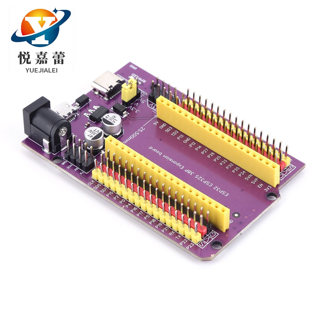 Esp32s 38pin Bảng Mở Rộng Màu Tím Iot Development Nodemcu 32s Lua Wifi