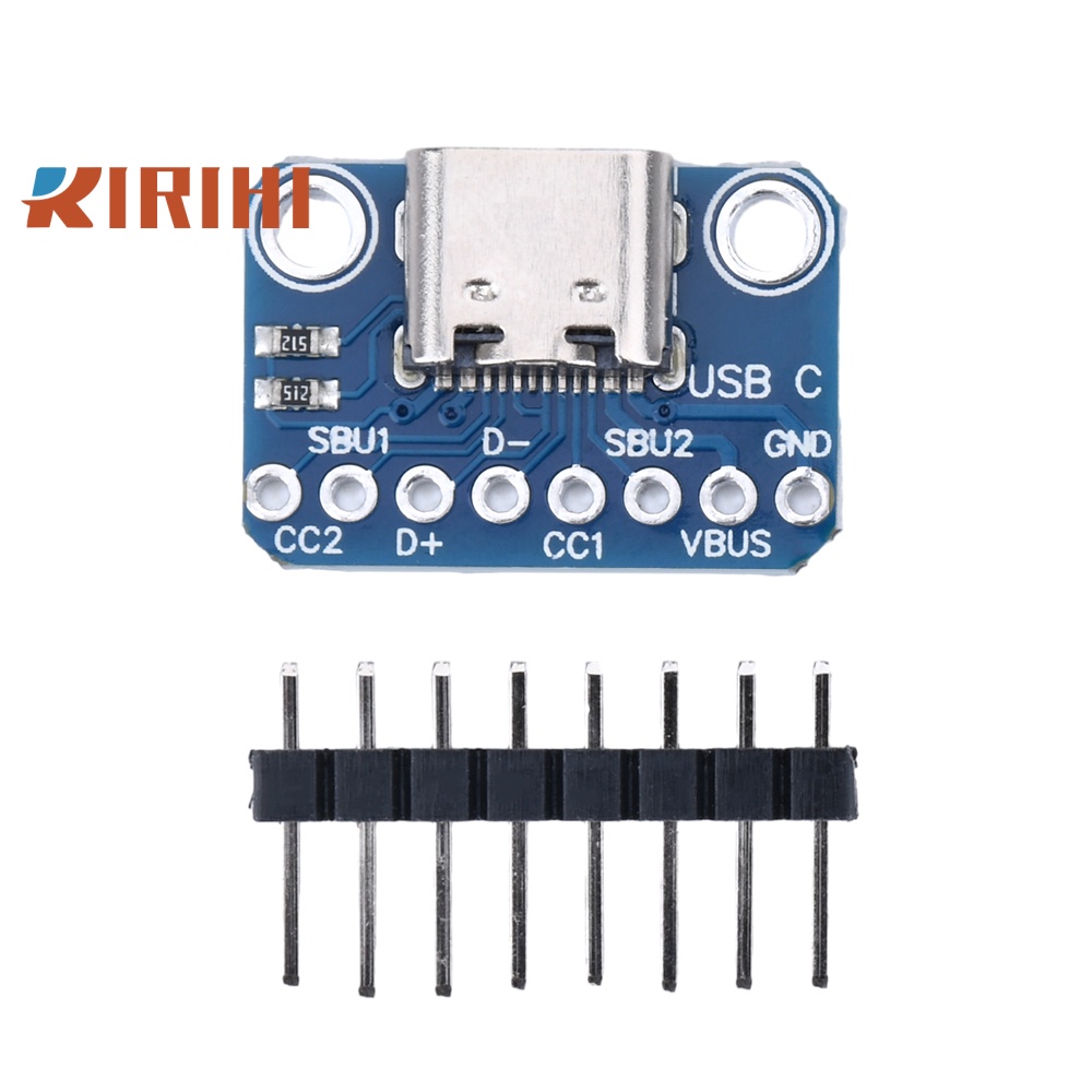RIRIHI Bảng Mạch Kiểm Tra Nguồn Điện Usb 3.1 16P Sang 2.54 Cho Arduino ...