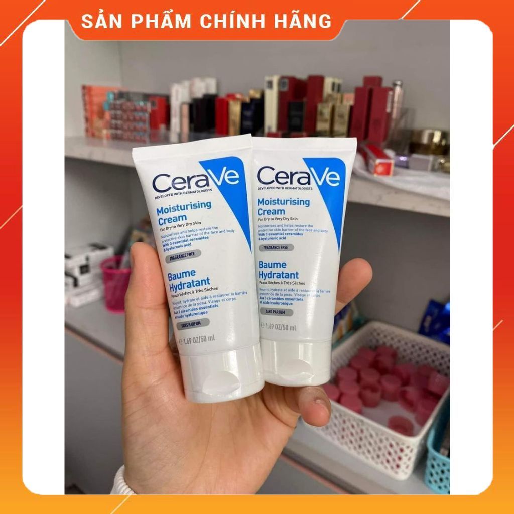 (NEW) Kem Dưỡng Cerave Moisturising Cream 50ml - dành cho da khô ...