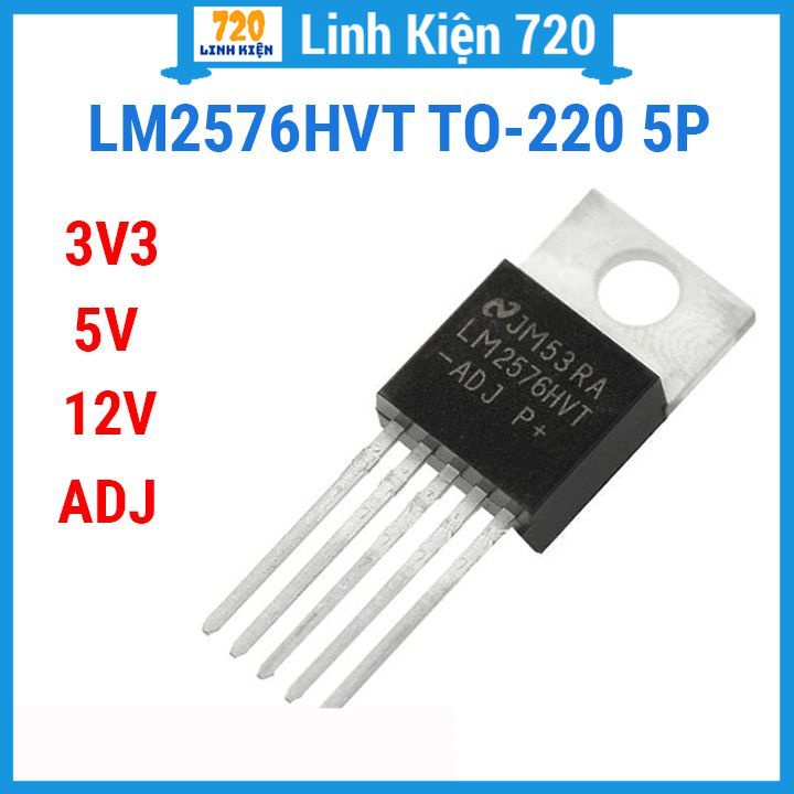LM2576HVT 220V 5P điện áp ra 3V3 / 5V / 12V / ADJ | Shopee Việt Nam