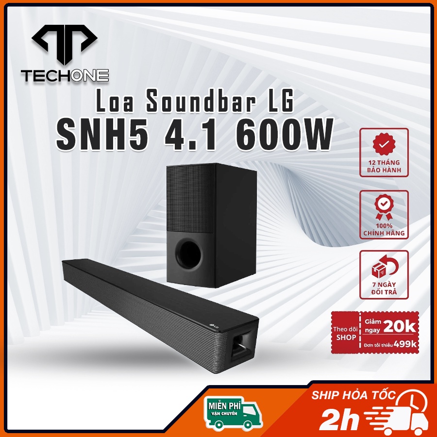 Loa thanh soundbar LG 4.1 SNH5 600W chính hãng Bảo Hành 12 Tháng | Shopee Việt Nam