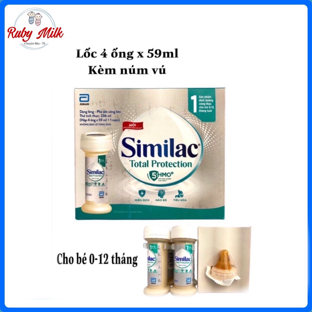 [Date 12.2024] Lốc 4 Ống Sữa Nước SIMILAC TOTAL PROTECTION - Dành cho ...