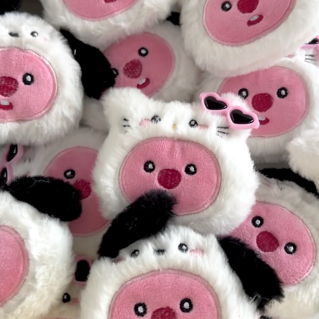 Dễ Thương Squeaky Beaver Loopy Mặt Dây Chuyền Móc Khóa Búp Bê Sang ...