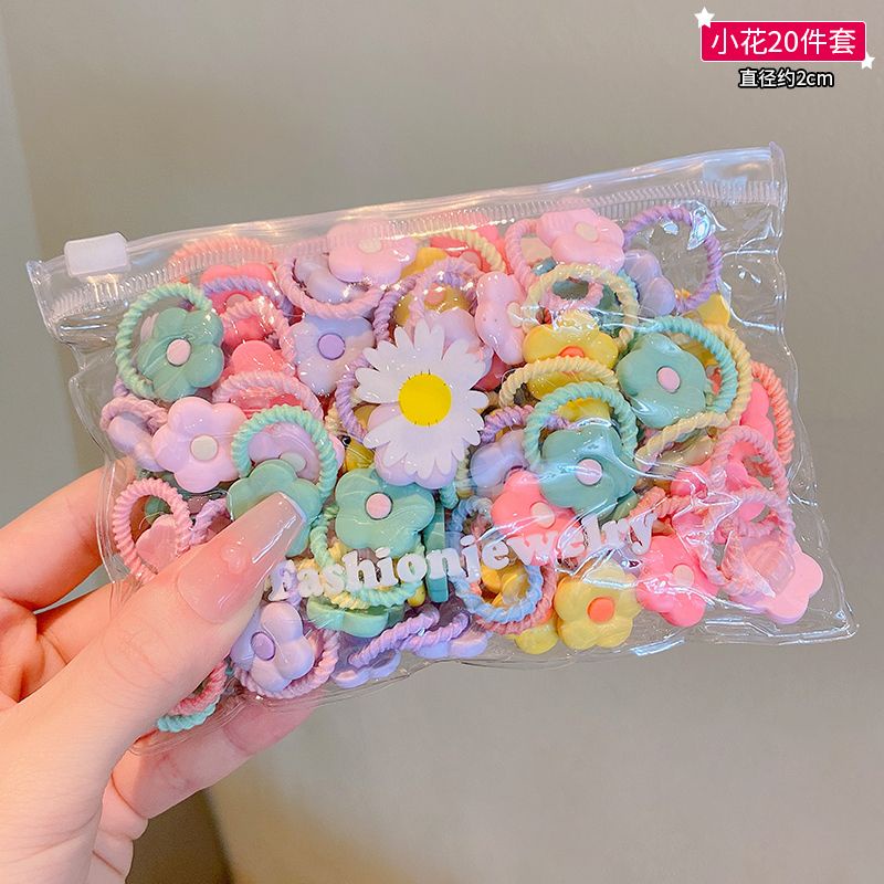 Set 20 Dây Chun Buộc Tóc Cho Bé Gái | Shopee Việt Nam