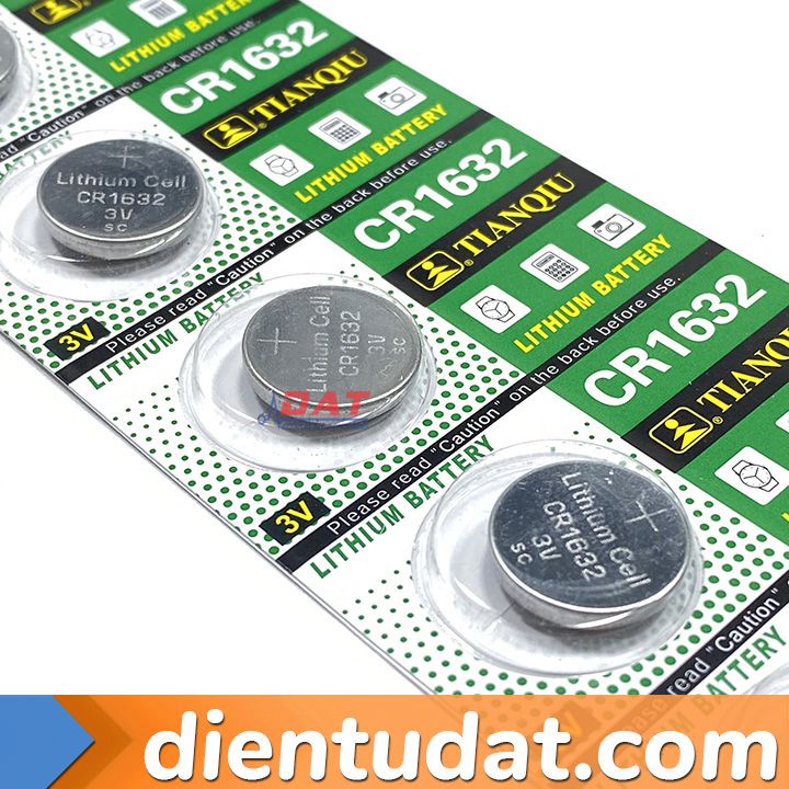 Vỉ 5 viên pin CR1632 Lithium Battery 3V ( GIÁ 5 VIÊN ) | Shopee Việt Nam
