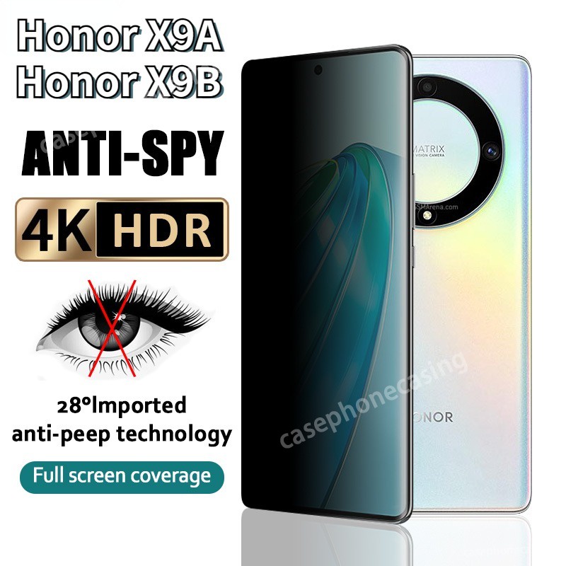 Kính Cường Lực 9h Bảo Vệ Toàn Màn Hình Chống Nhìn Trộm Cho honor x9a ...
