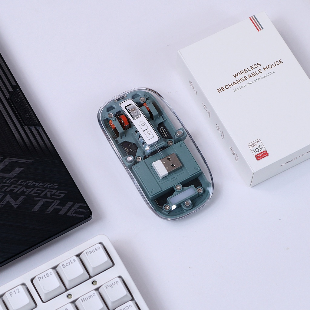 Chuột Bluetooth Không Dây TEKKIN M233 Thiết Kế Trong Suốt Độc Lạ | Shopee Việt Nam