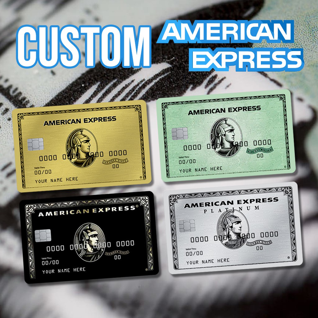 Skin ATM Chủ Đề CUSTOM AMEX SERIES | Miếng Dán Thẻ ATM, Thẻ Chung Cư ...
