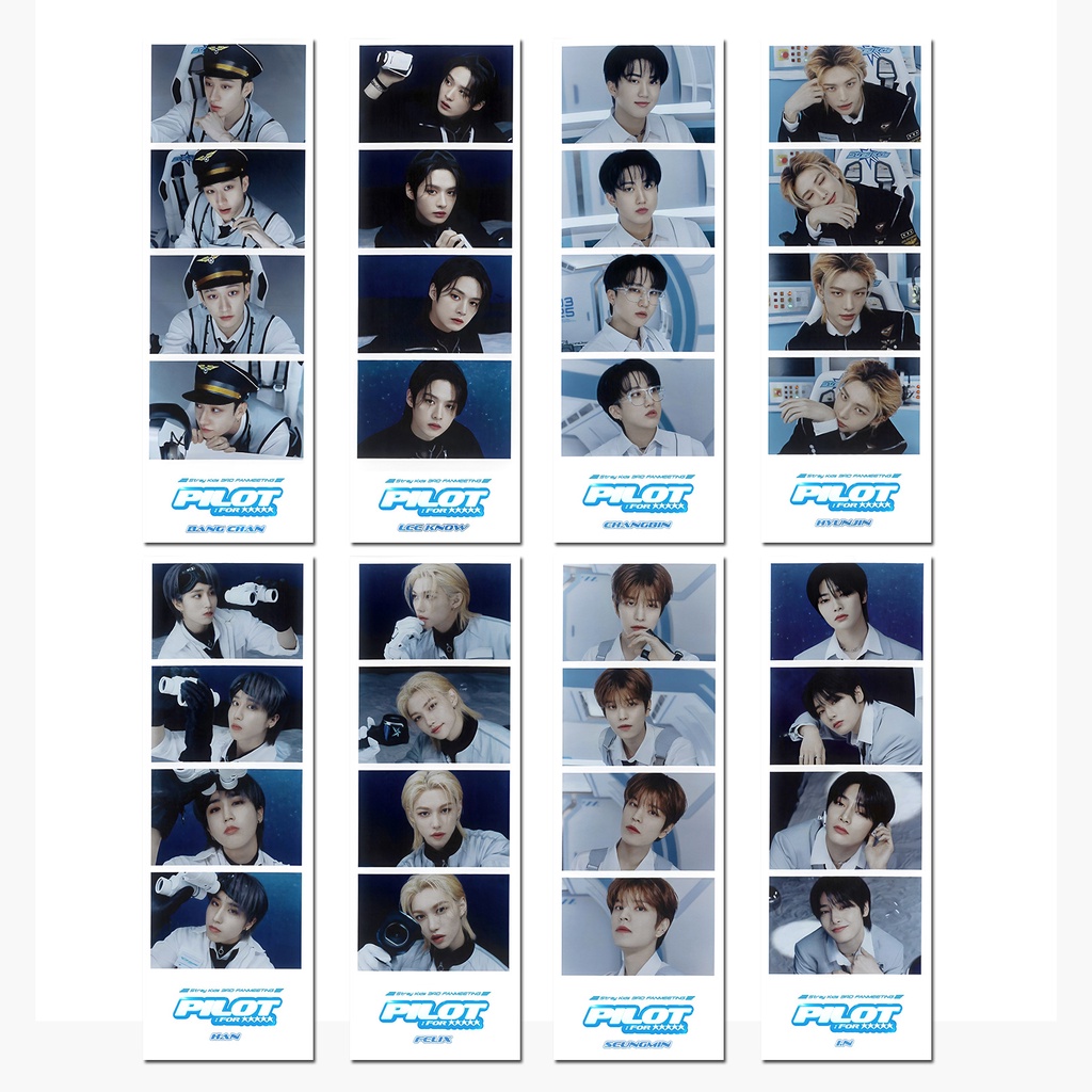 Set 8 Tấm Thẻ Hình lomo 3ro pilot for 5-star Season 'S Skz' S mini ...