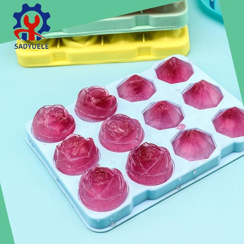 Sadyuele Khay làm đá viên Hoa hồng Máy làm đá viên làm đá hình hoa hồng ...