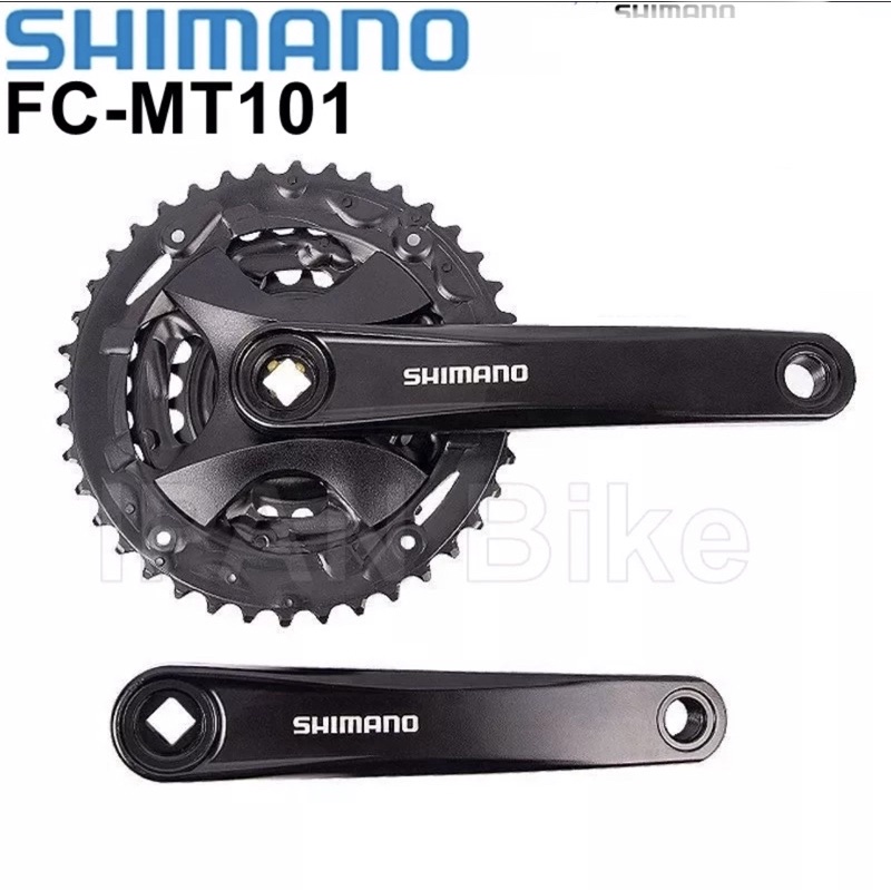 Đùi đĩa 3 tầng nhôm Shimano MT101 ( 22/30/40 răng ) - Chính hãng ...