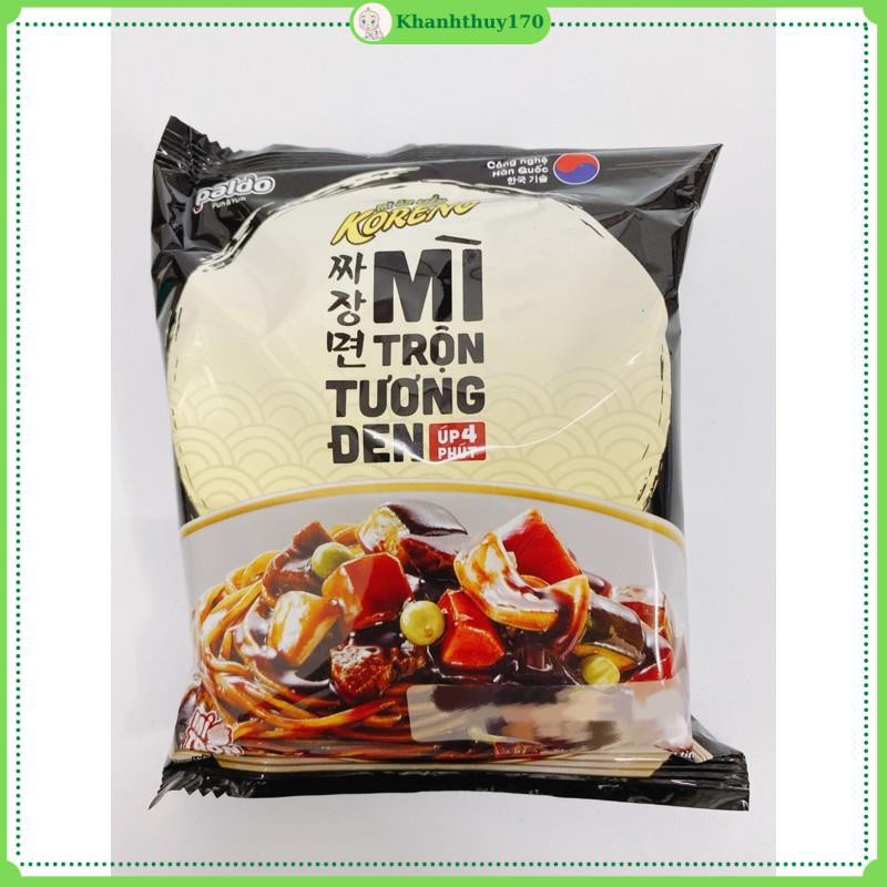 THÙNG 20 GÓI MÌ TRỘN TƯƠNG ĐEN KORENO ÚP 4 PHÚT 78G | Shopee Việt Nam