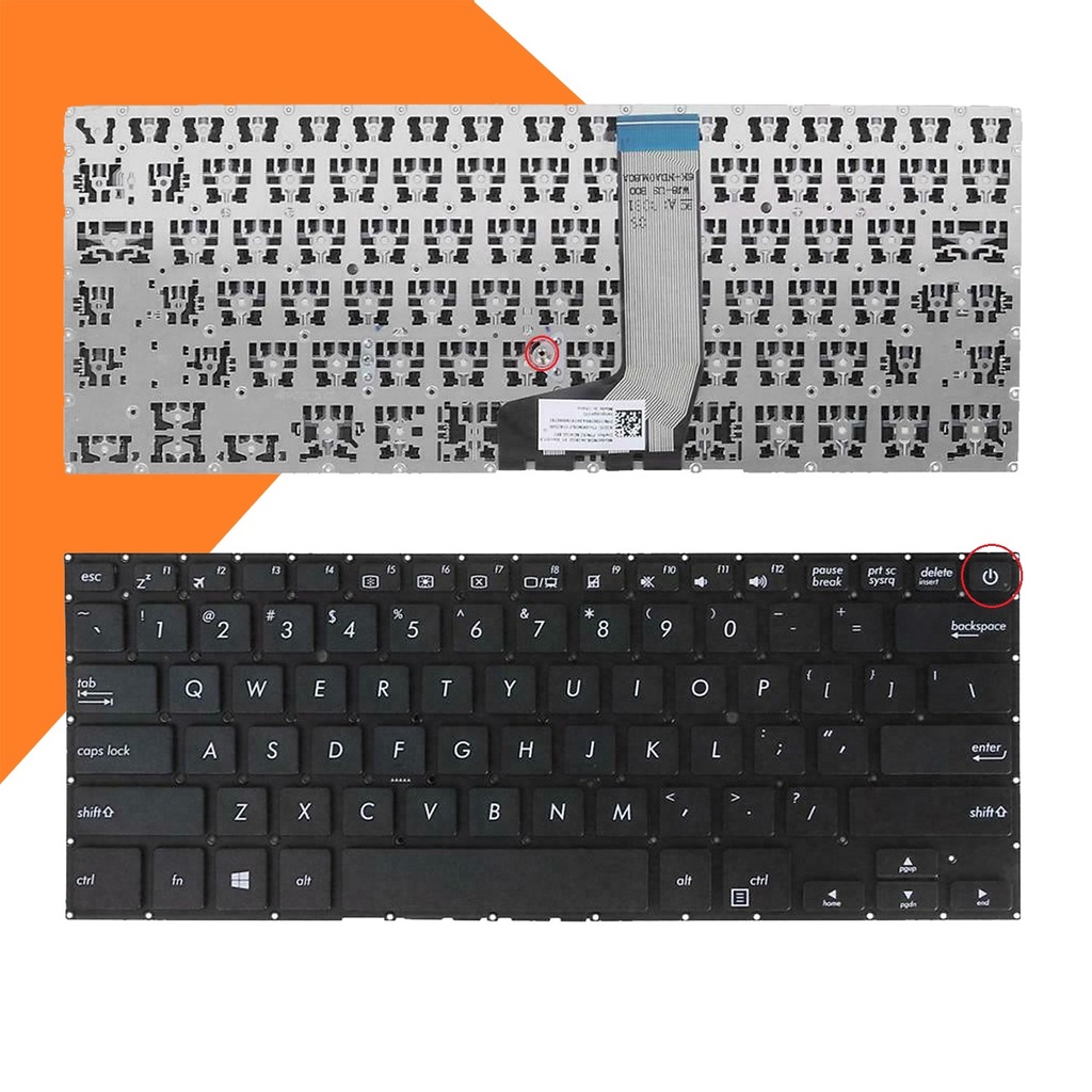 Bàn phím laptop Asus Vivobook X411 X411 X411U X411S X406 A411 F411, S14 ...