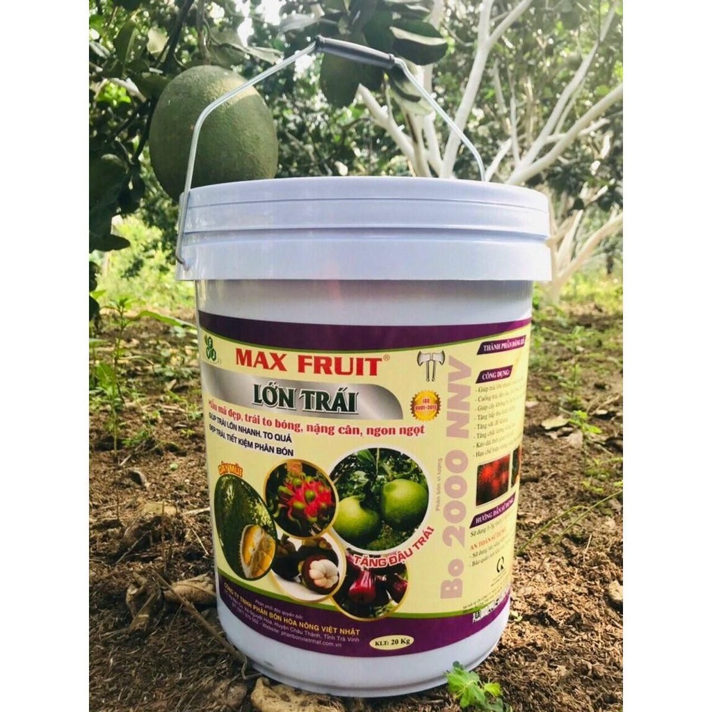 PHÂN BÓN MAX FRUIT LỚN TRÁI - XÔ 20KG. Tặng kèm 1 gói Humic cao cấp ...