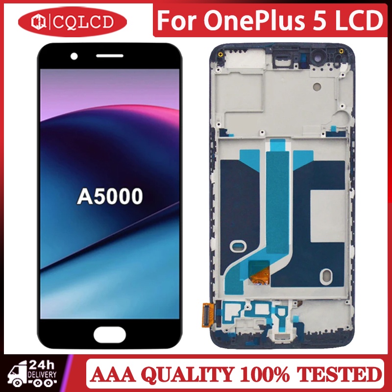 Màn Hình Cảm Ứng lcd Kỹ Thuật Số Thay Thế Kèm Khung Cho oneplus 5 a5000 ...
