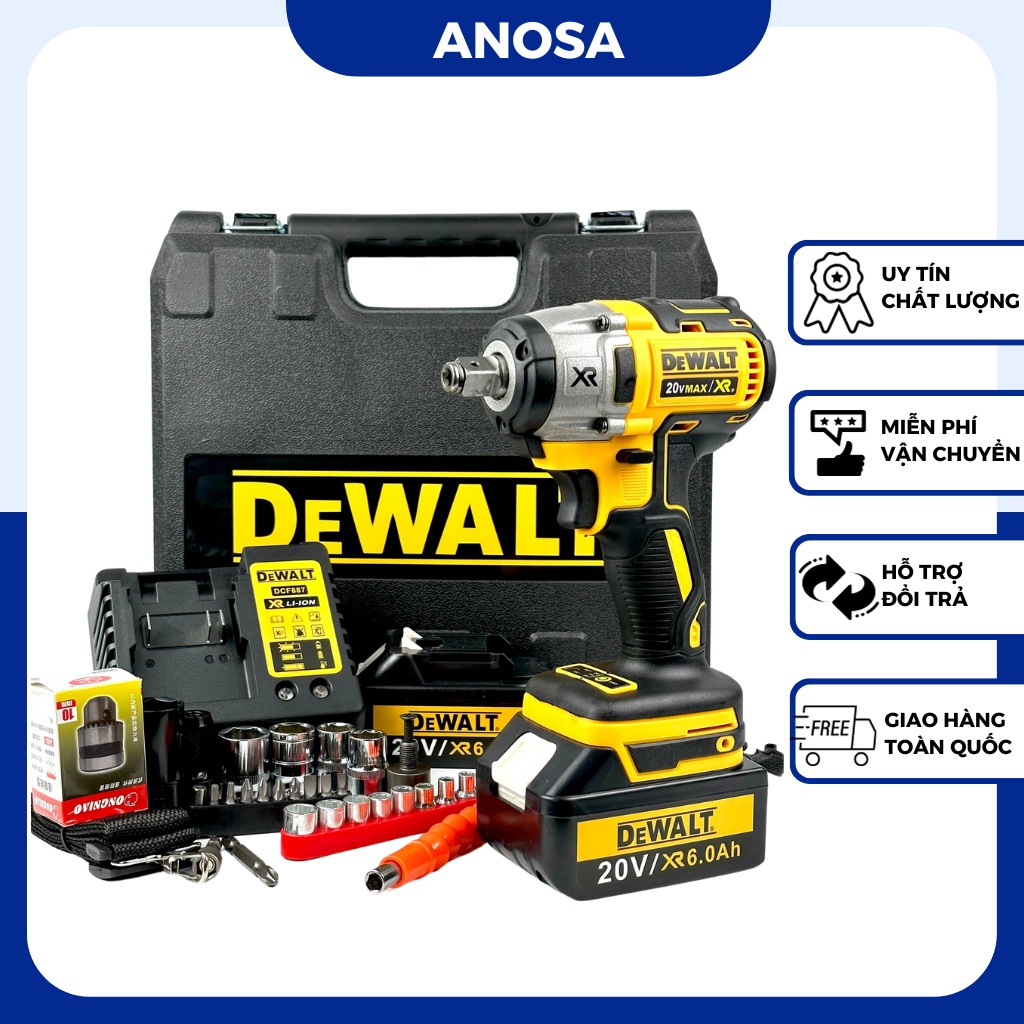 Máy bắn bulong, máy siết bulong Dewalt 20v không chổi than chân pin phổ thông M21 | Shopee Việt Nam
