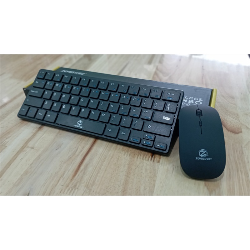 Combo bàn phím và chuột không dây ZornWee G1000 USB Wireless | Shopee Việt Nam